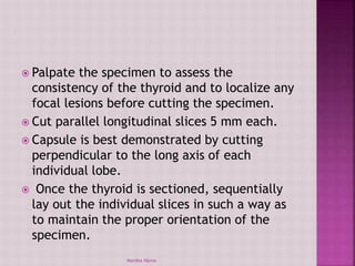 Gross of thyroid gland | PPTX