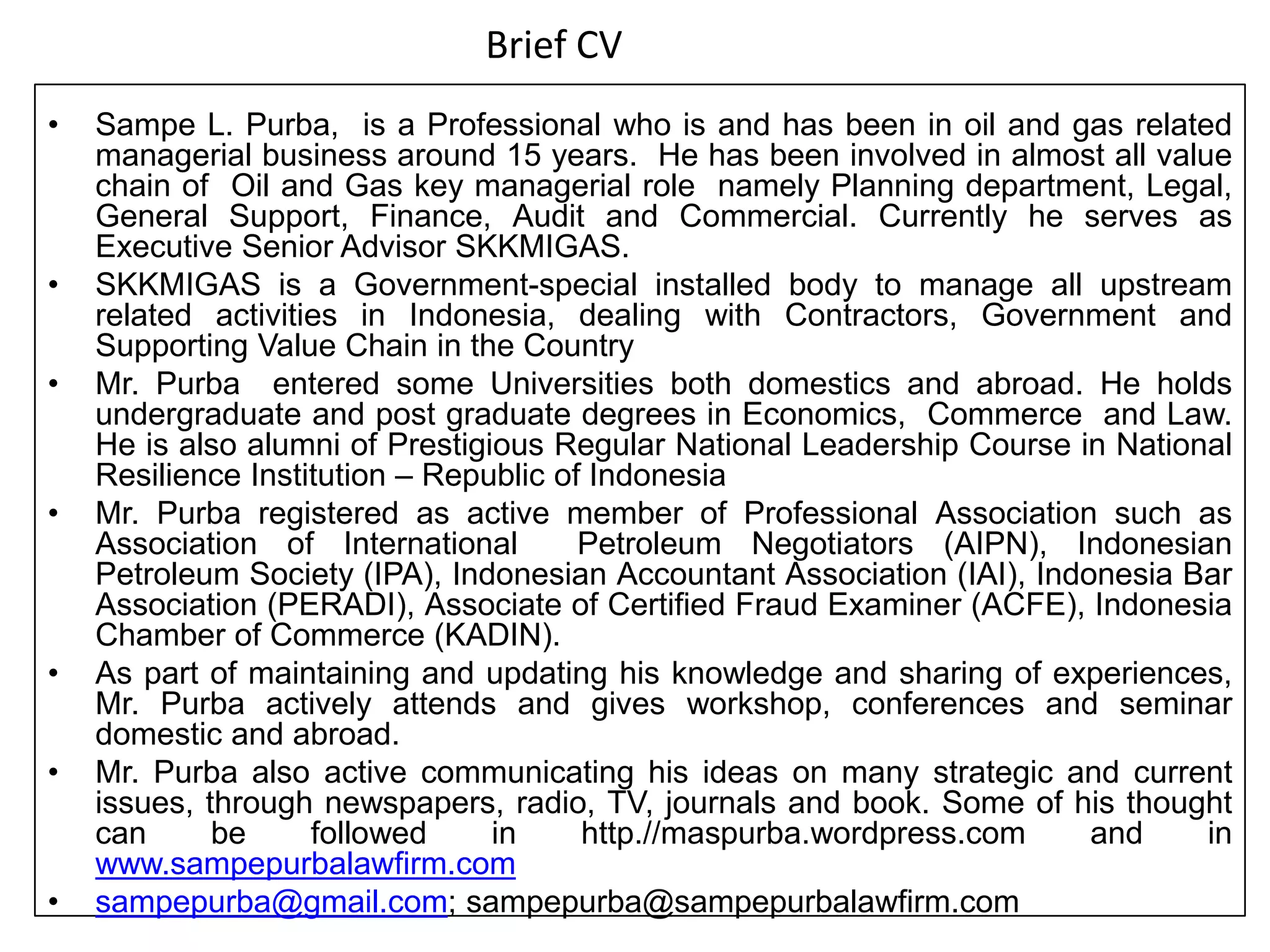 Gross split psc rev sampe purba | PPTX