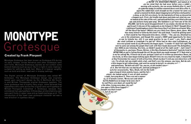 Grotesque Type Specimen | PDF