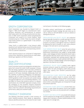 Groth Corporation Industrial Product Selection Guide | PDF | First Aid ...