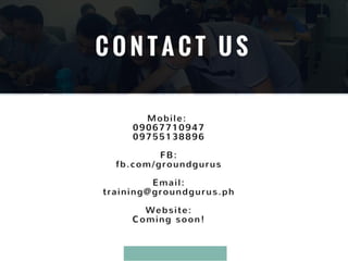 Ground Gurus Introduction | PDF