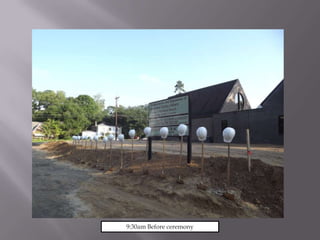 Ground breaking ceremony | PPTX