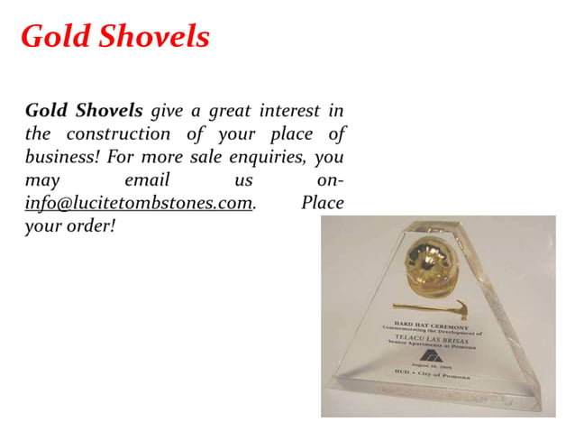 Ground breaking city gifts | PPTX