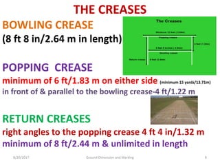 Cricket Pitch Length Crease To Crease