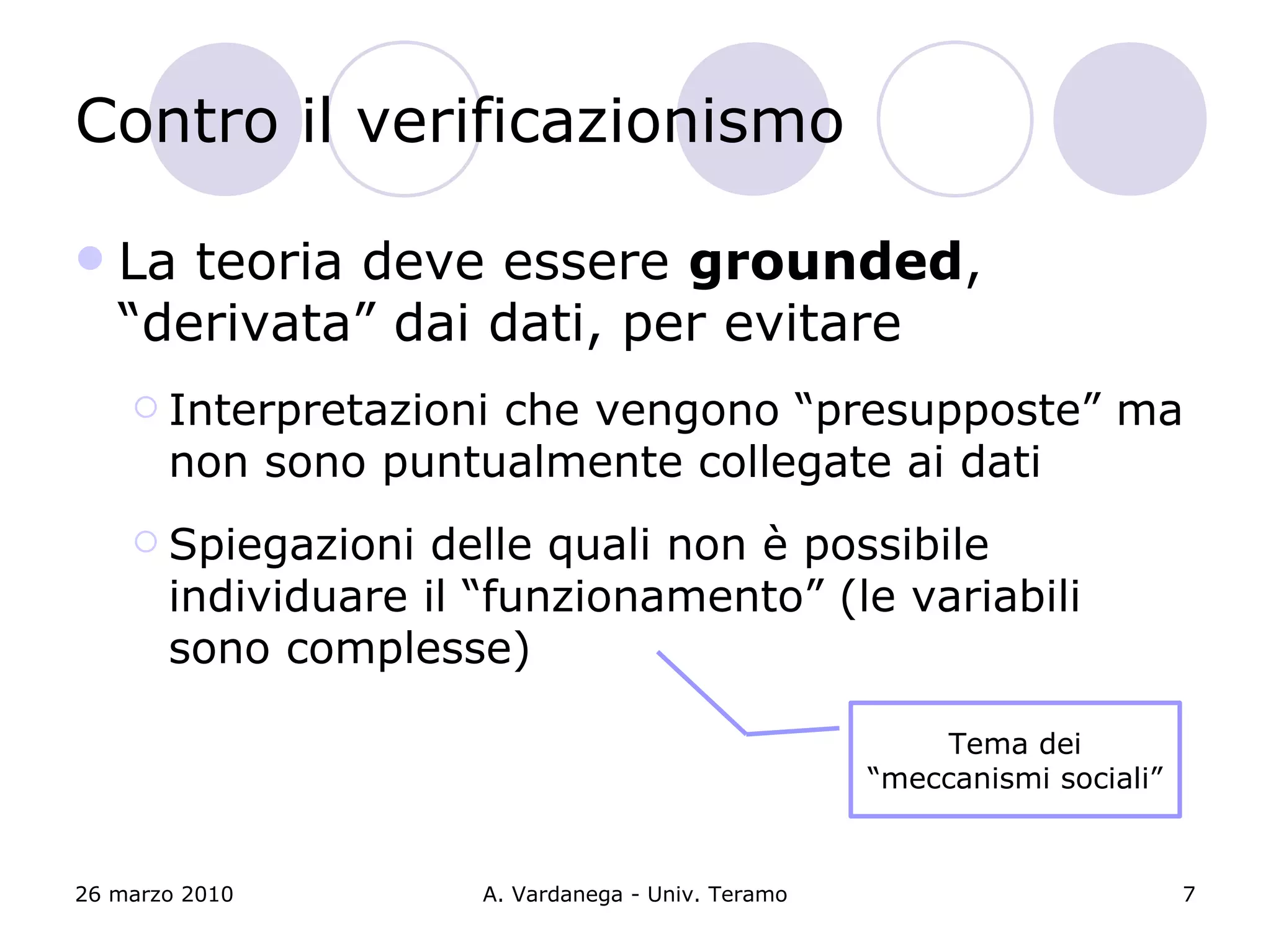 Grounded Theory: fra qualità e quantità | PDF