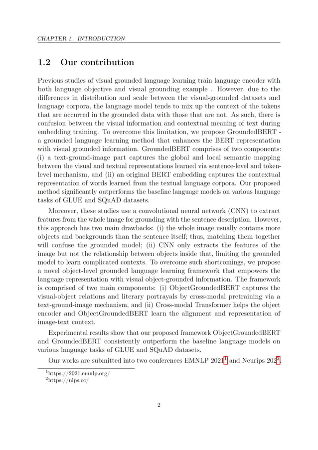Grounded Language Learning Improve Text Representation With Visual Information Nguyen Tran Cong