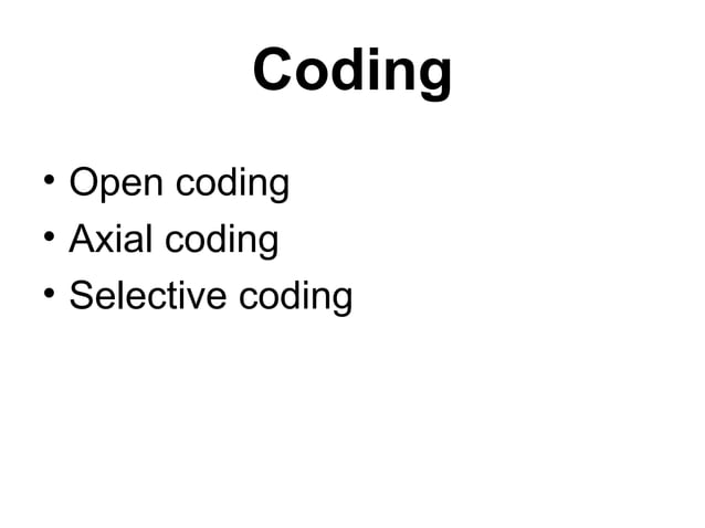 Grounded Theory | PPT | Science