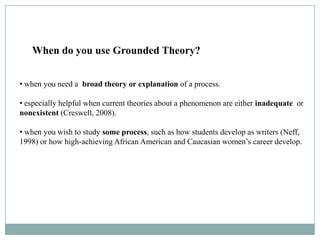 Grounded theory | PPTX