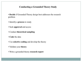 Grounded theory | PPTX