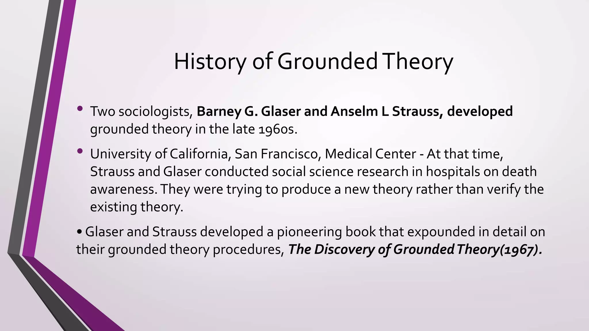 Grounded theory | PPTX