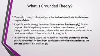Grounded theory | PPTX