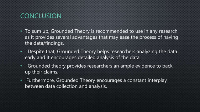 Grounded theory | PPT