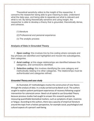 Grounded theory define, types, explanation | PDF