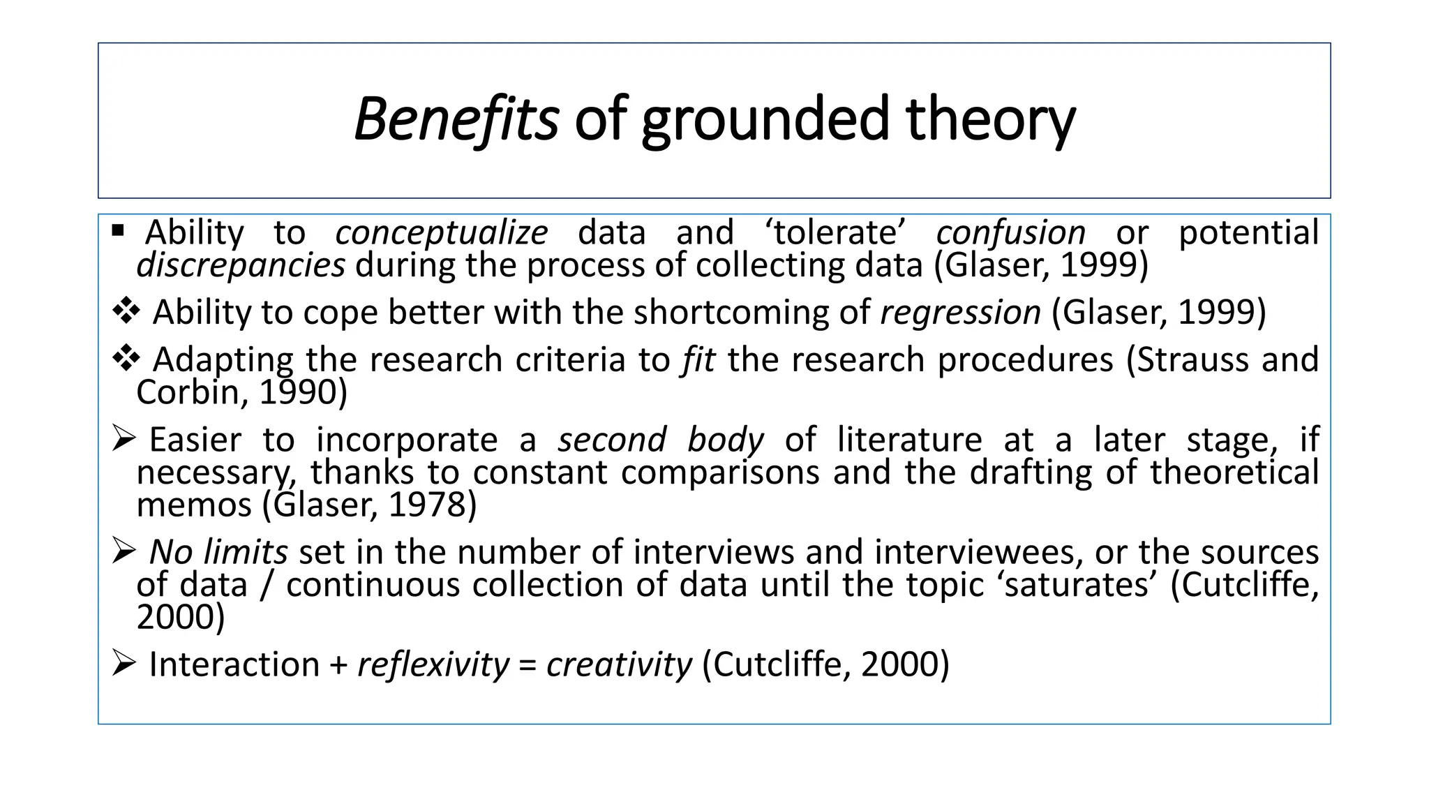 Qualitative methods:Grounded Theory in IR | PPTX