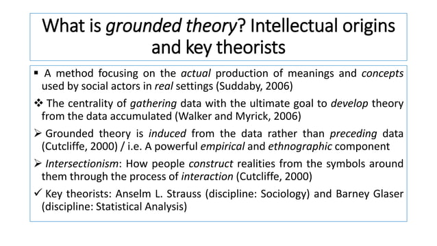Qualitative methods:Grounded Theory in IR | PPTX