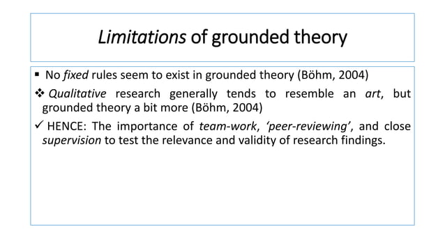 Qualitative methods:Grounded Theory in IR | PPTX