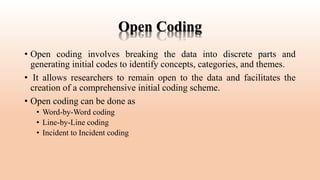 Grounded Theory Qualitative Research MethodPpt | PPTX