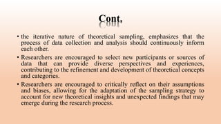 Grounded Theory Qualitative Research MethodPpt | PPTX