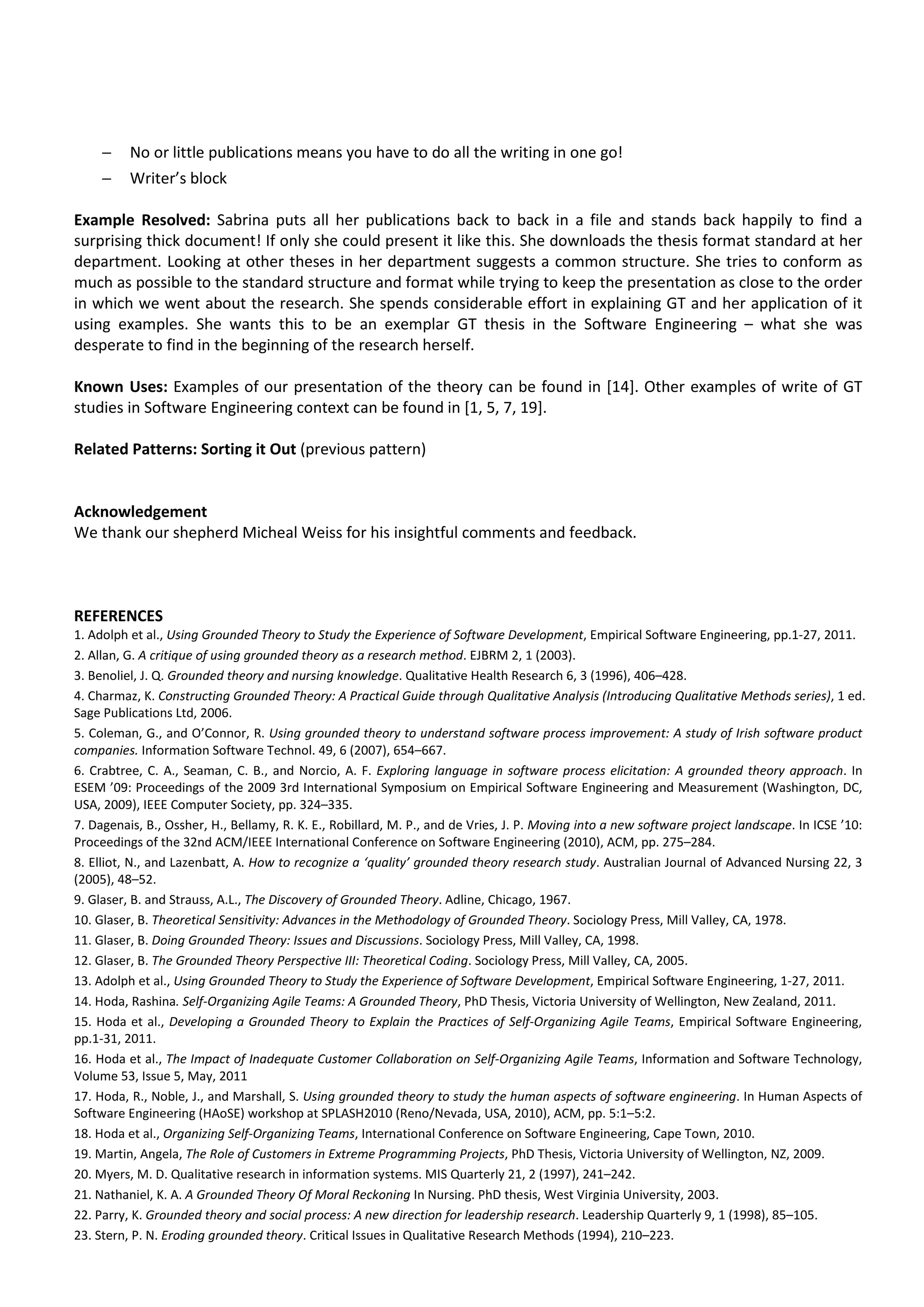 Grounded theory for geeks | PDF