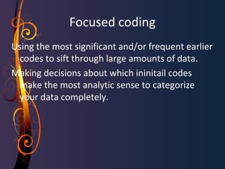 Grounded theory new | PPT | Programming Languages | Computing