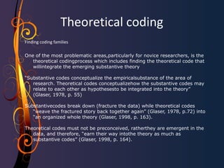 Grounded theory new | PPT
