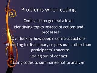 Grounded theory new | PPT | Programming Languages | Computing