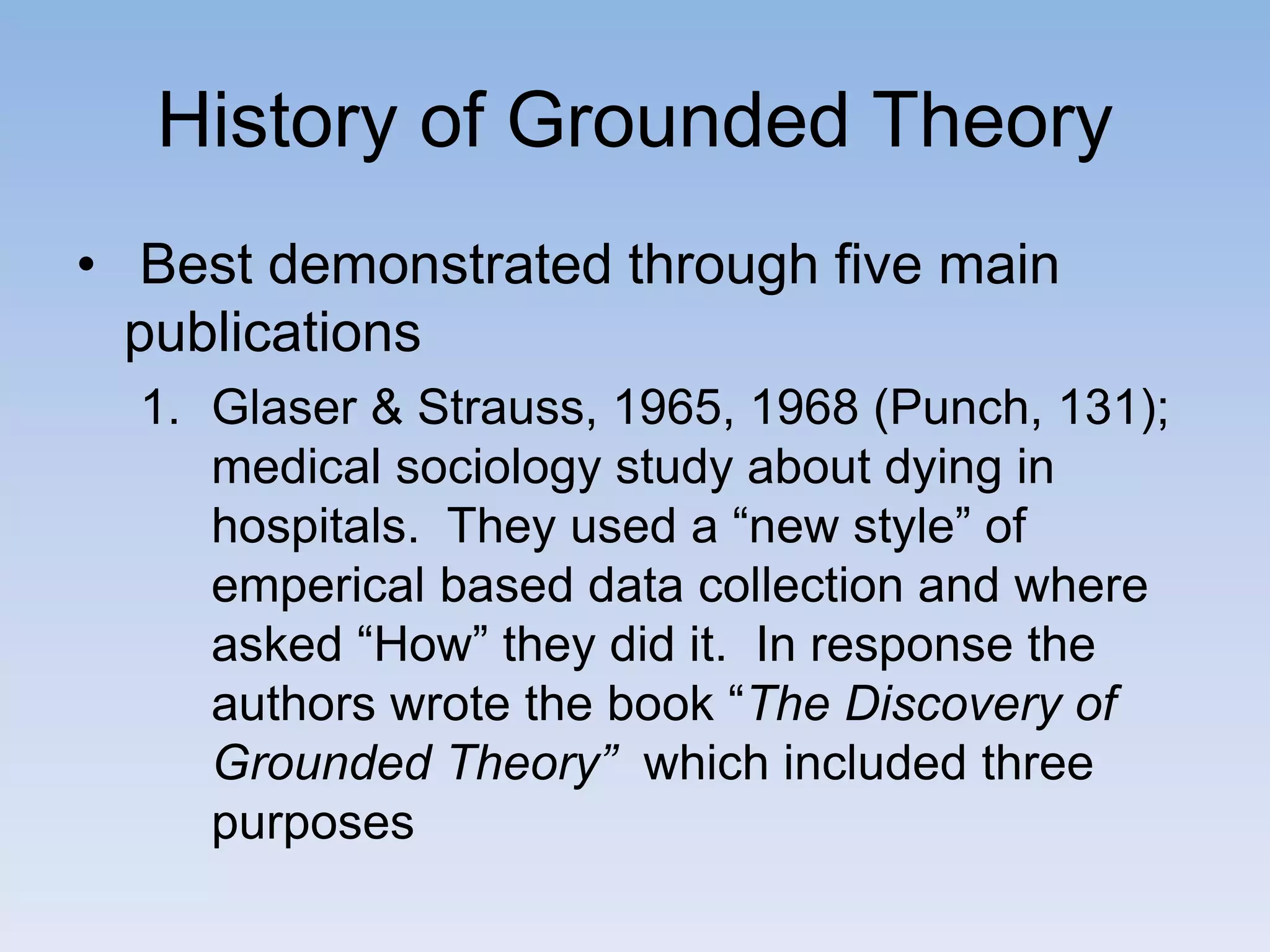 Grounded theory pp.2 | PPT