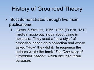 Grounded theory pp.2 | PPT