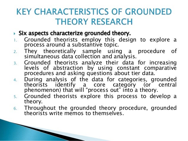 Grounded theory research