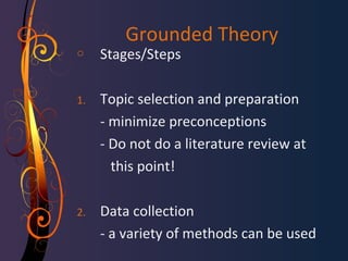 Grounded theory tropf | PPT