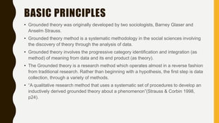 Grounded thory | PPT