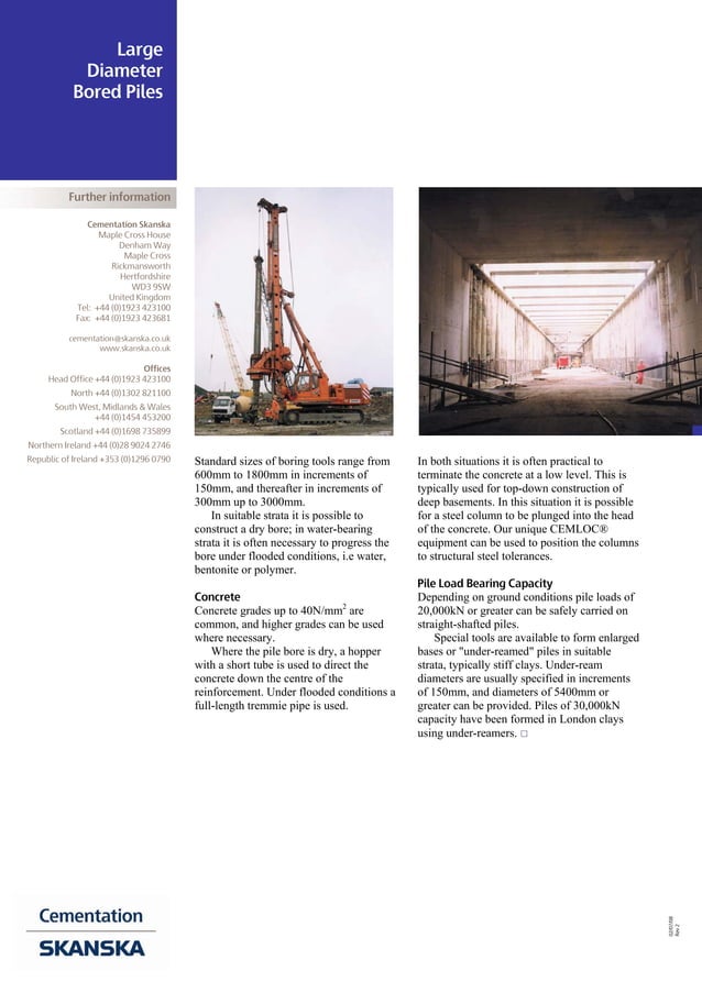 Ground Engineering Datasheets | PDF