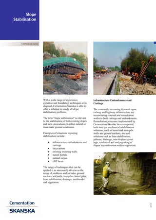 Ground Engineering Datasheets | PDF