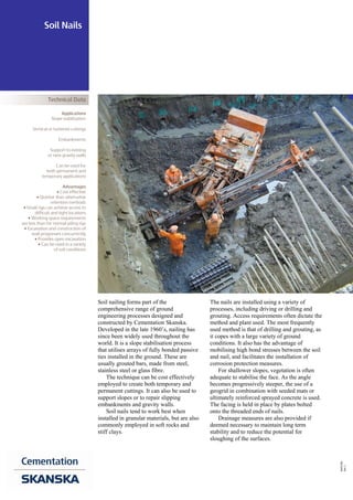 Ground Engineering Datasheets | PDF