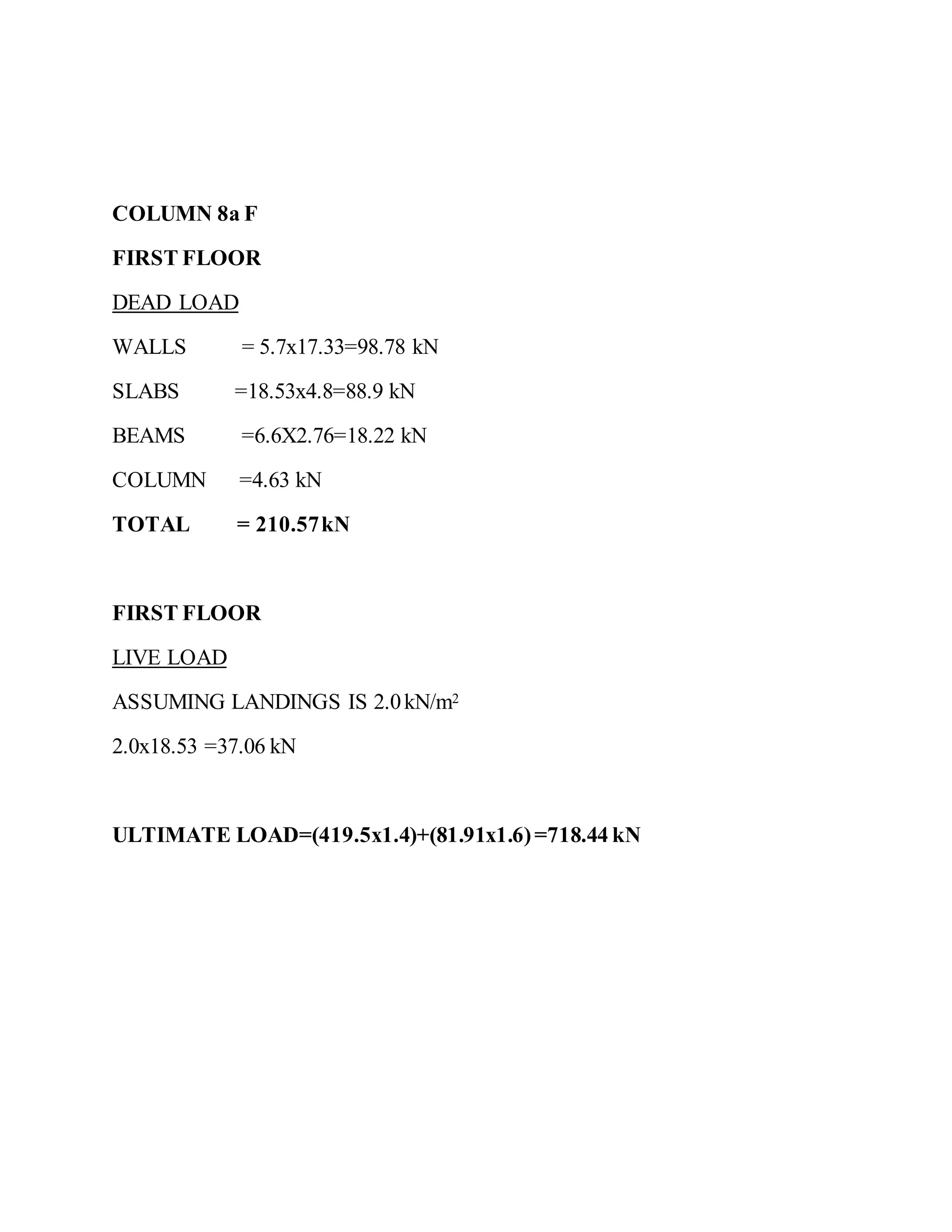Floor Plan calculation | DOCX | Civil Engineering Industry | Industries