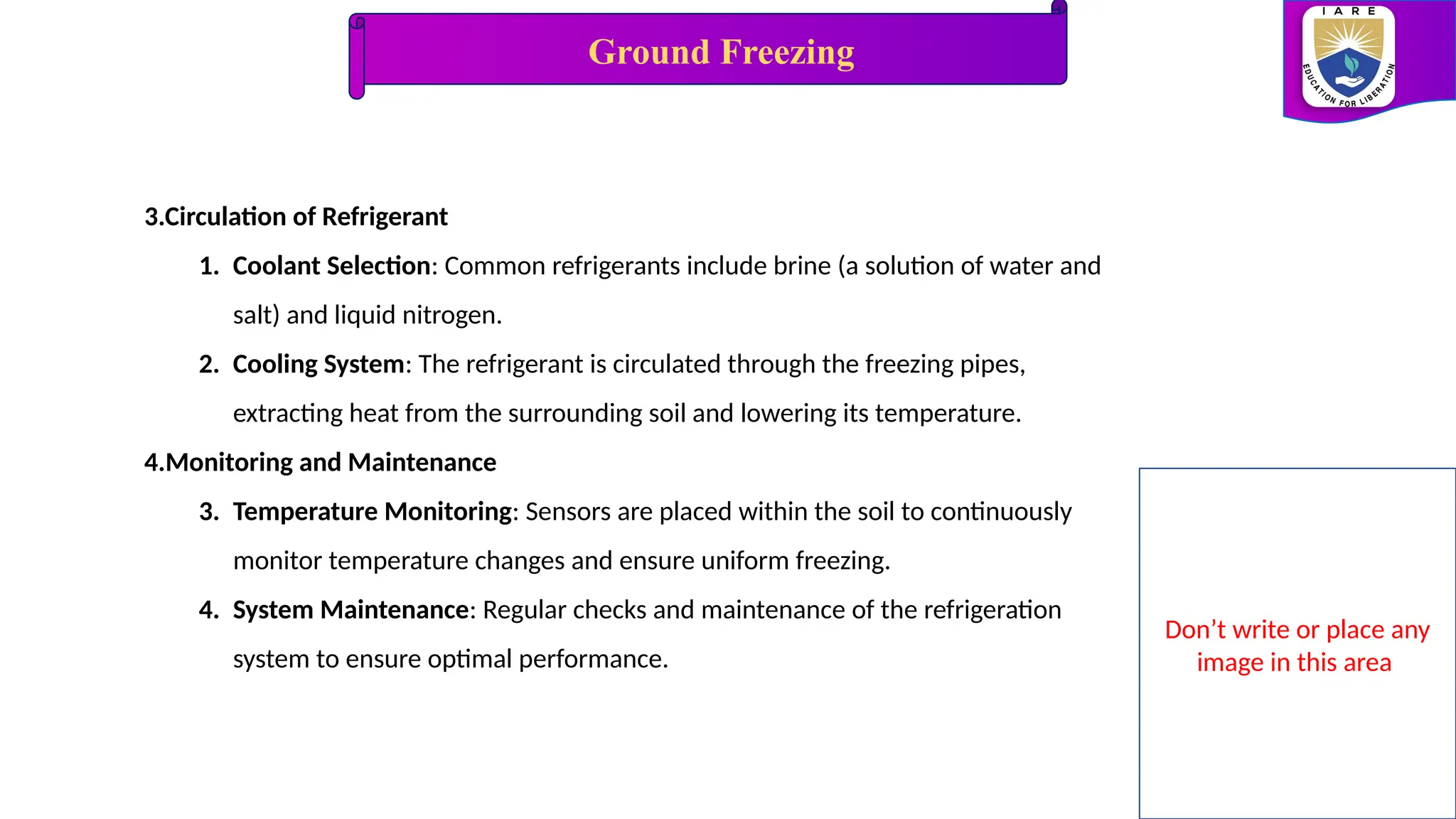 Ground improvement techniques ground freezing | PPT