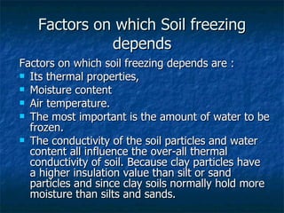 Ground freezing..ll