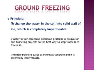 GROUND WATER FREEZING | PPTX
