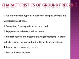 Ground freezing | PPTX