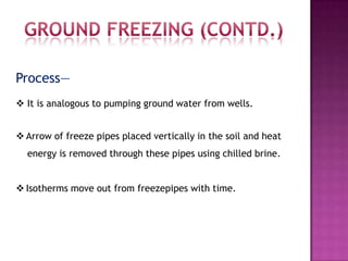 Ground freezing | PPTX
