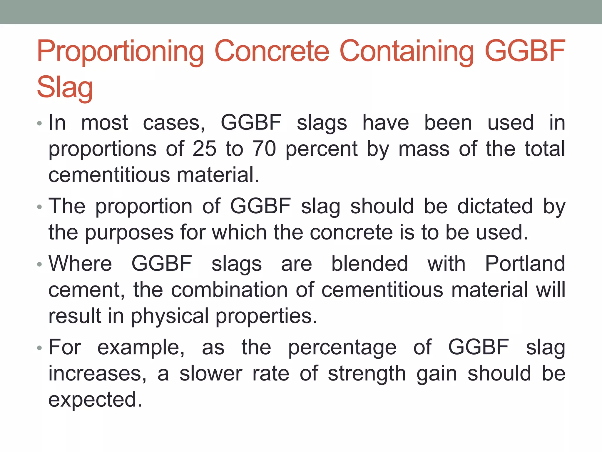 Ground granulated blast furnace slag | PPTX