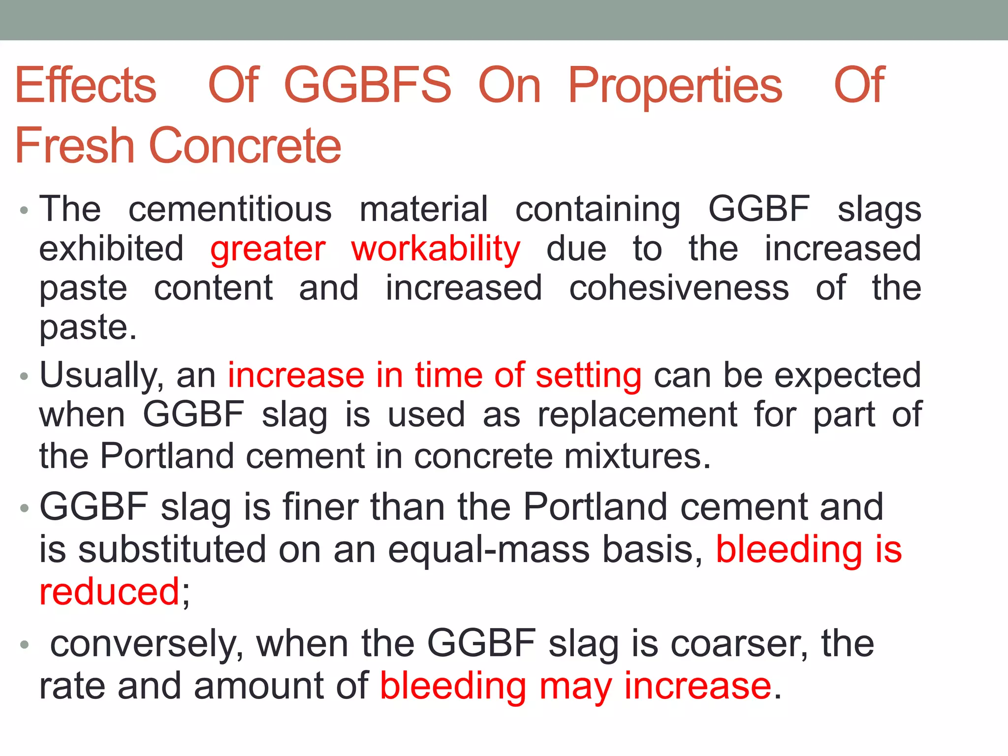 Ground granulated blast furnace slag | PPTX