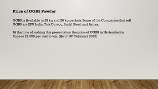 Ground Granulated Blast Furnace Slag Concrete.pptx