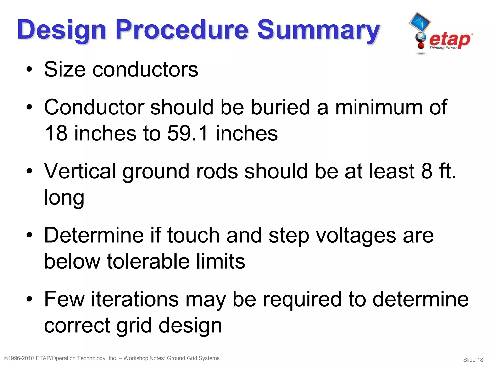 ETAP - Ground grid systems | PDF