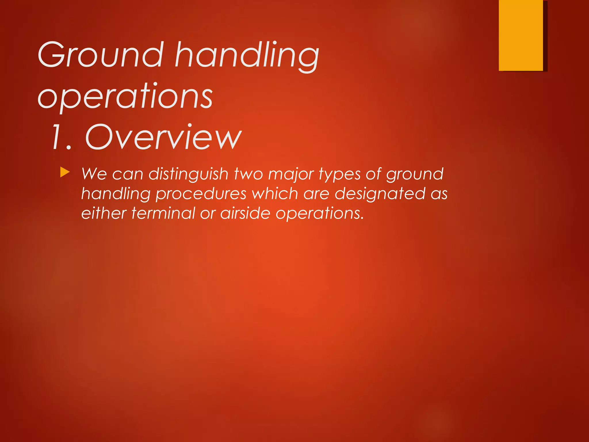 Ground Handling | PPT