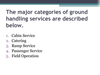 Airport Ground Handling (Introduction) | PPT