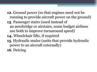 Airport Ground Handling (Introduction) | PPT