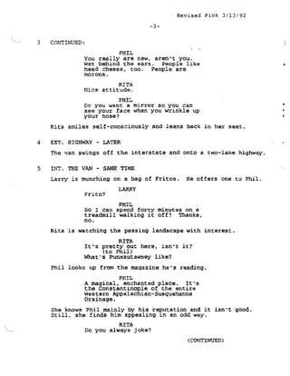 Groundhog Day Screenplay by Danny Rubin - for educational purposes | PDF