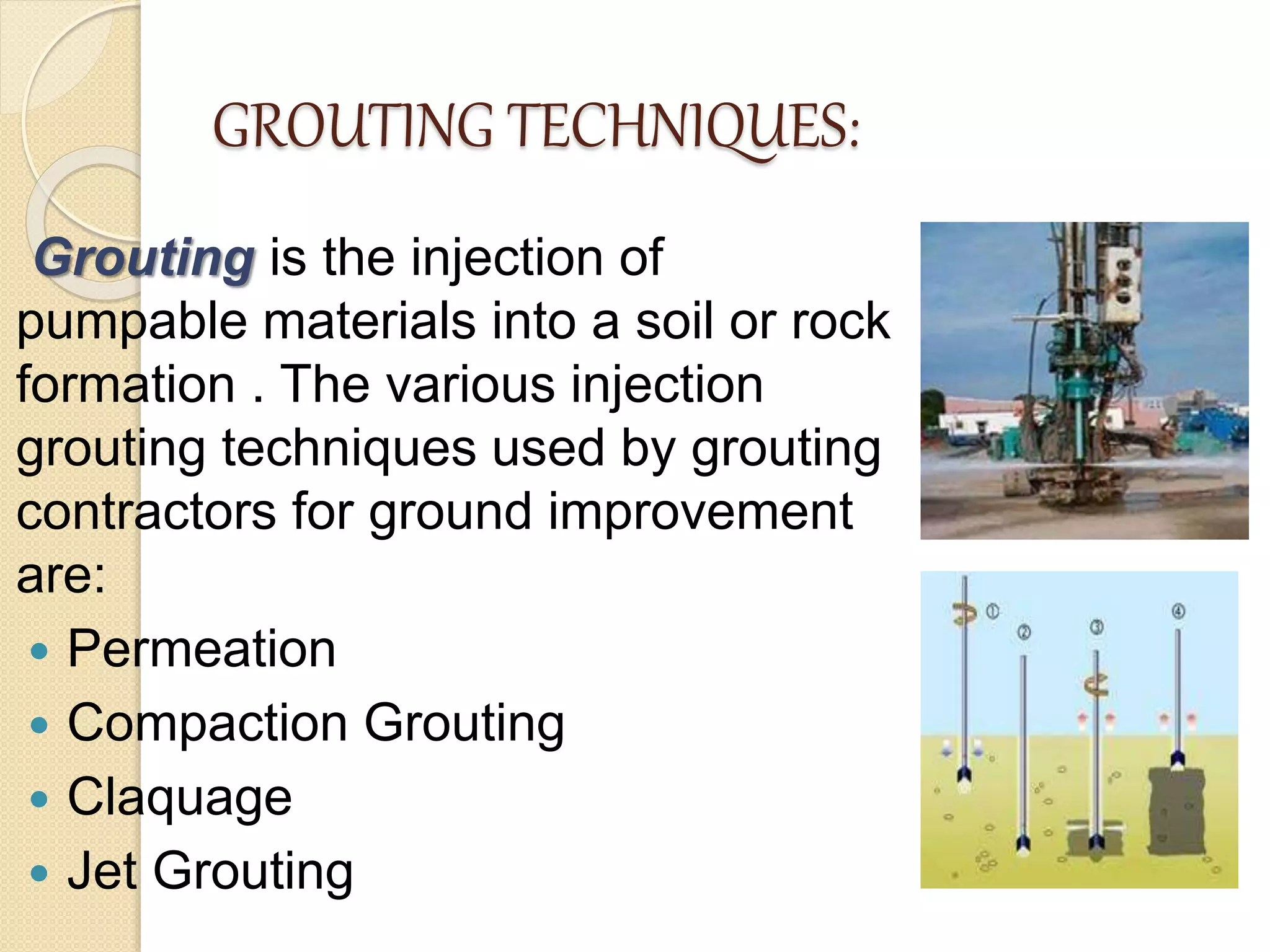 Ground improvement techniques | PPTX