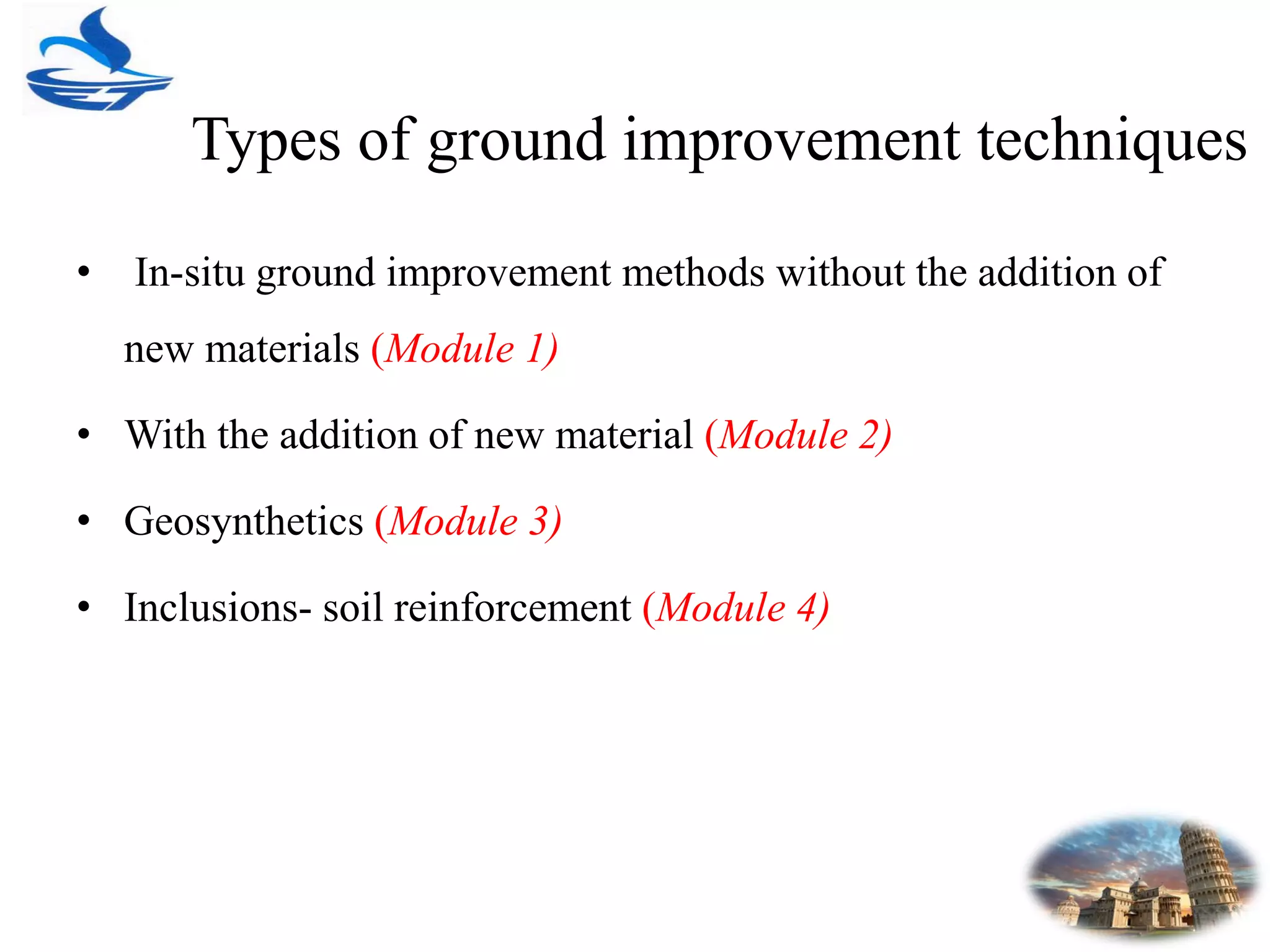 Ground improvement techniques compaction vibration | PDF